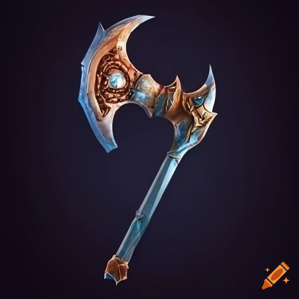 Mythic axe on Craiyon