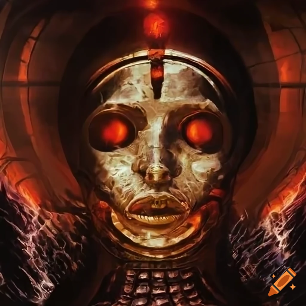 Organic machine art in 70s sci-fi style by Akira Toryiama on Craiyon