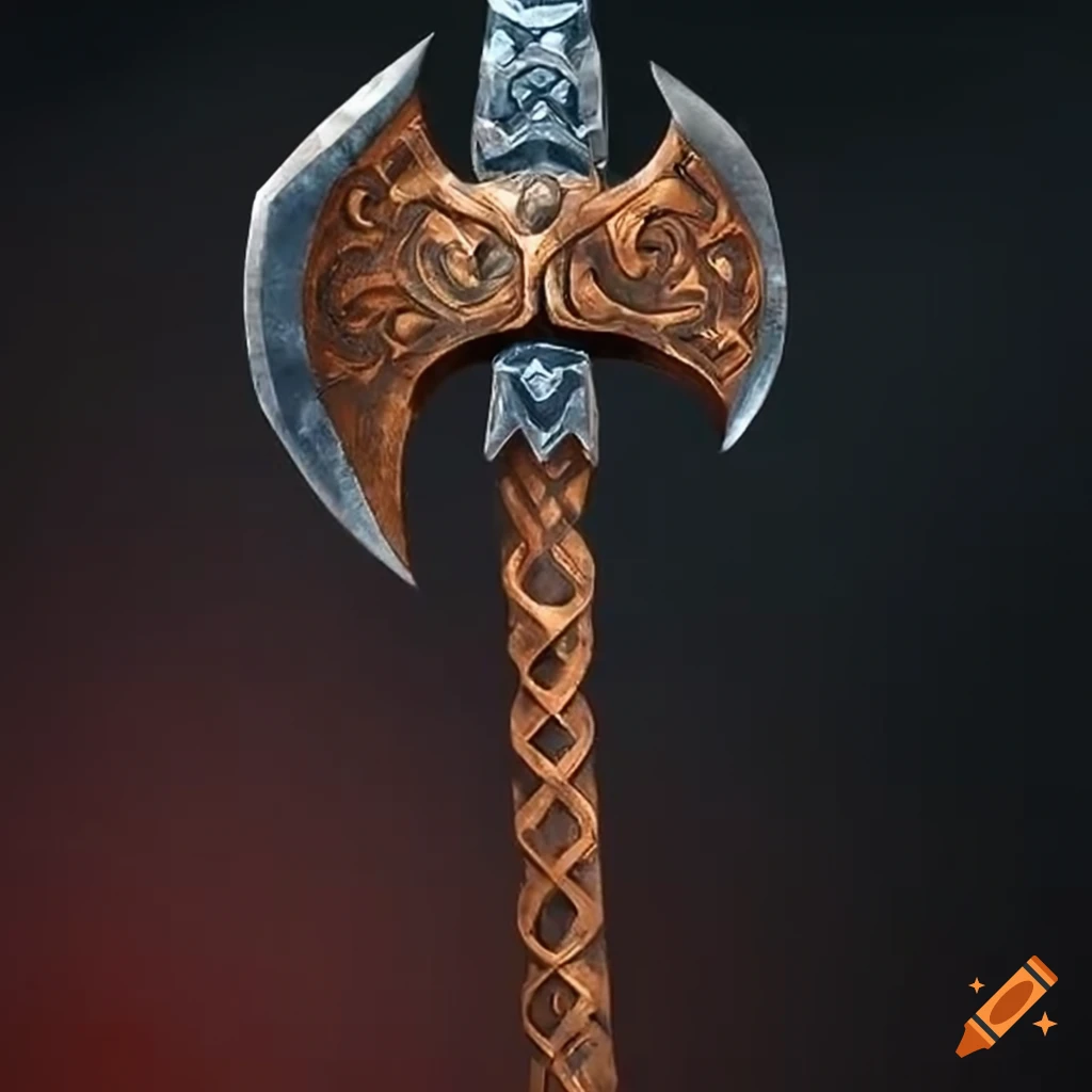 Elite magic axe on Craiyon