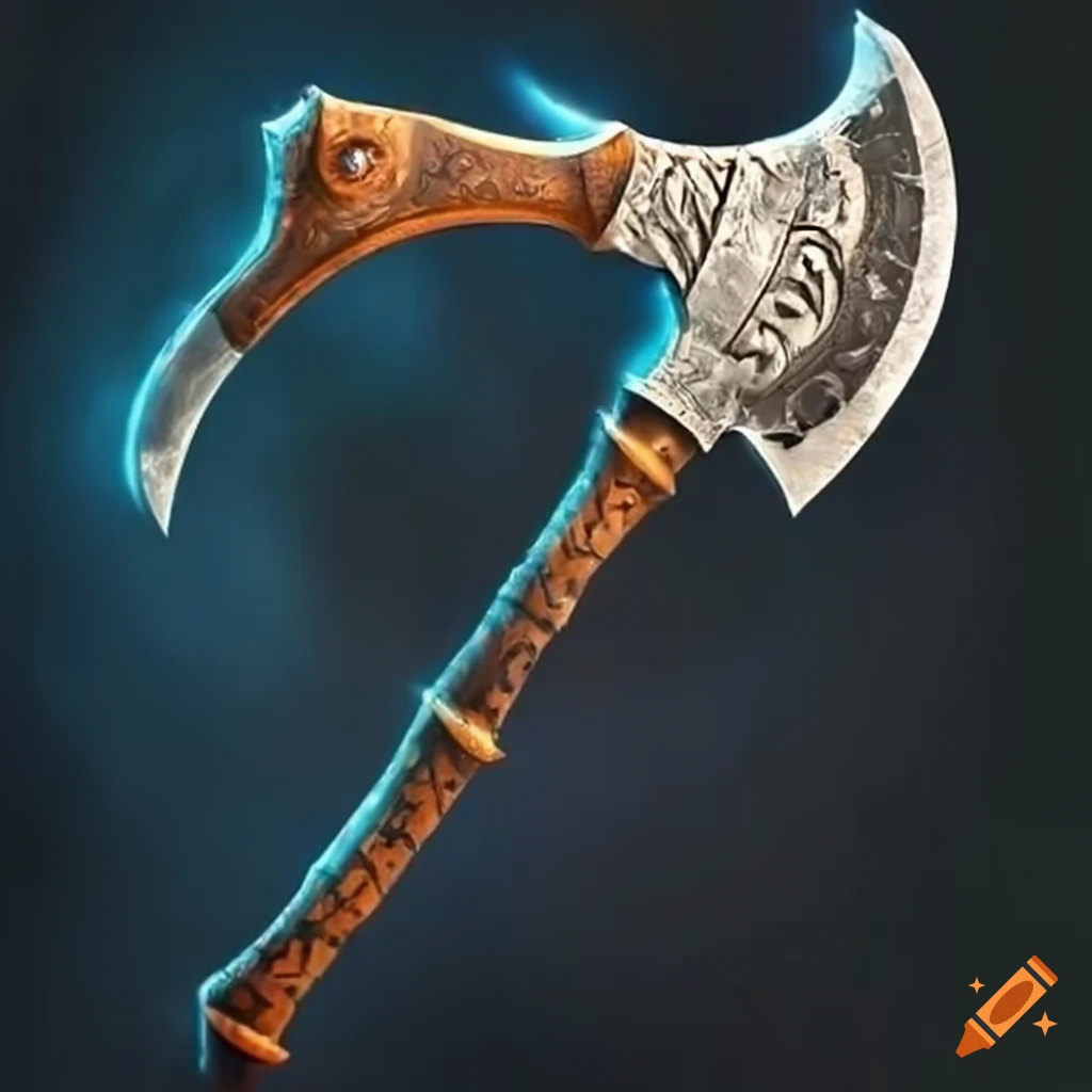 Elite magic axe on Craiyon