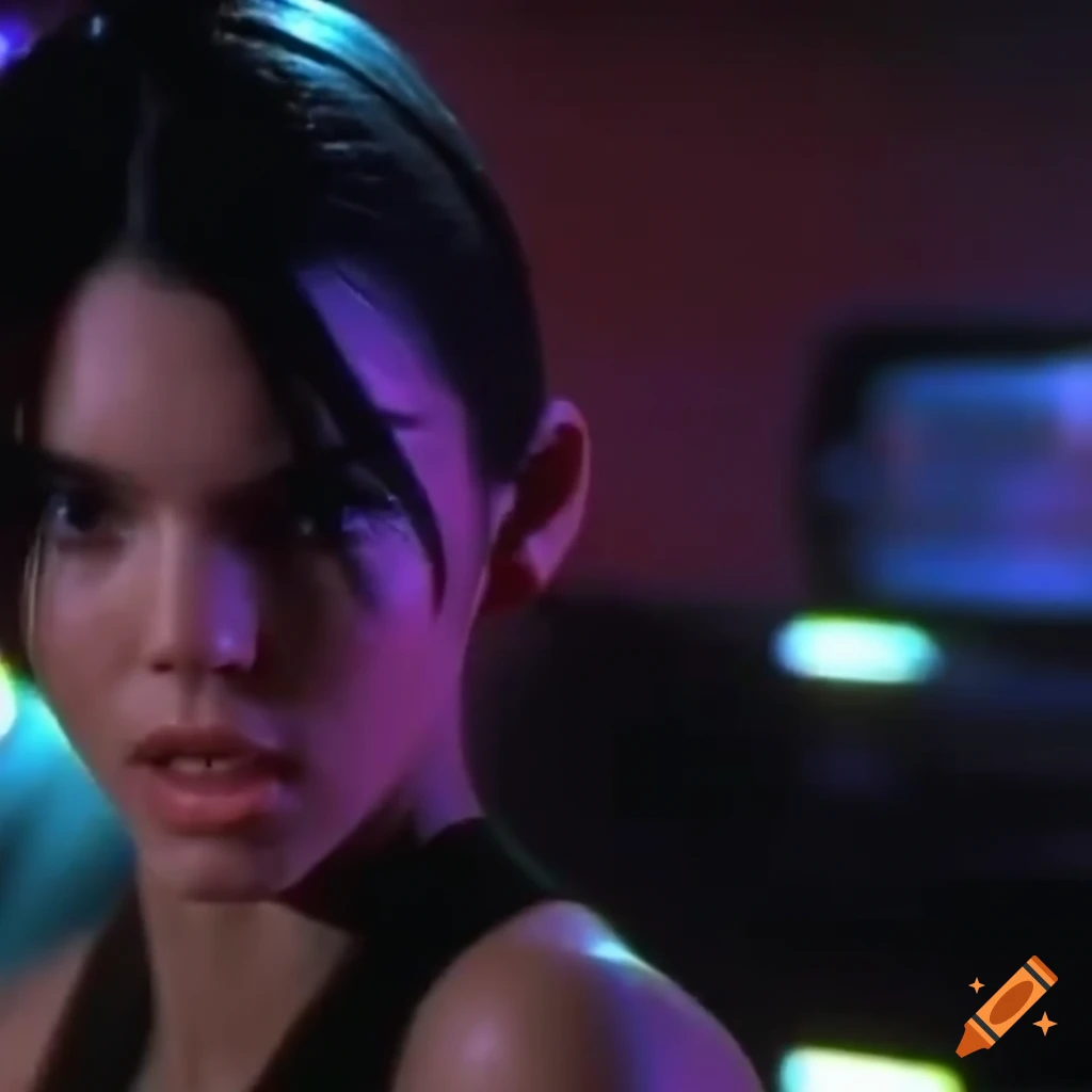 Vhs style 90s tape video featuring kendall jenner and jenna ortega in a ...