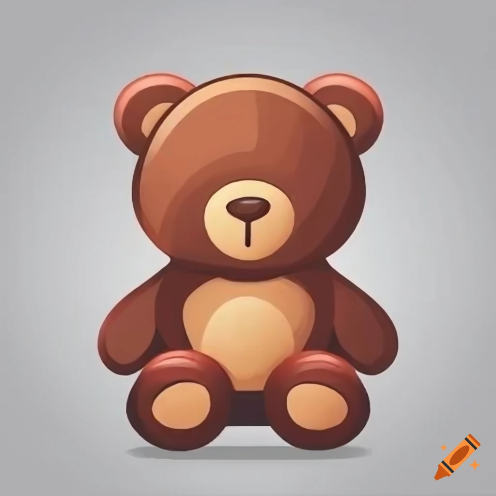 Teddy bear icon on Craiyon