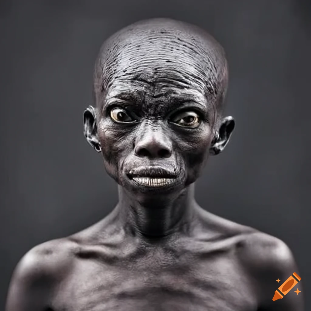 African alien man from outer space on Craiyon