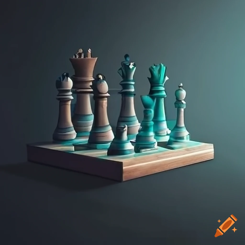 Chess board art by Gustav Klimnt on Craiyon