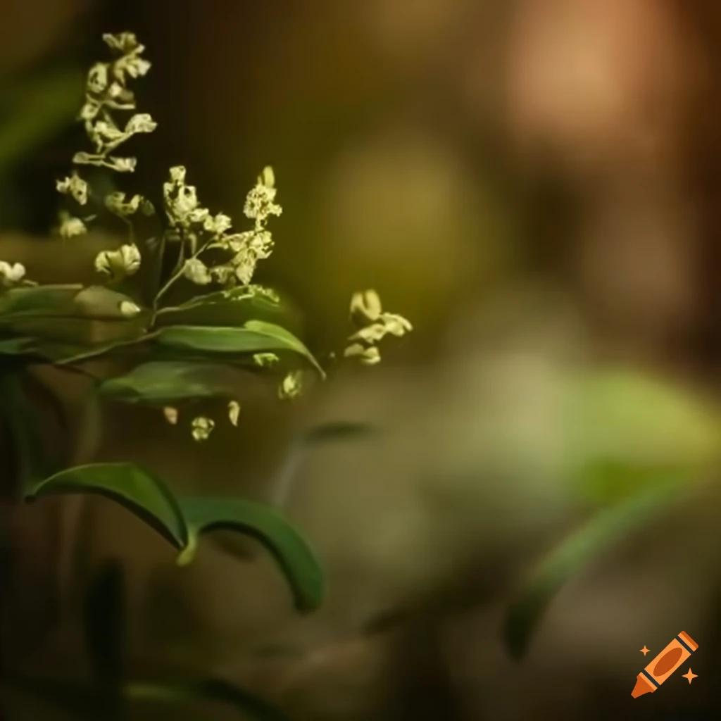 Ayurvedic herbs and plants in soothing colors for healing and natural ...