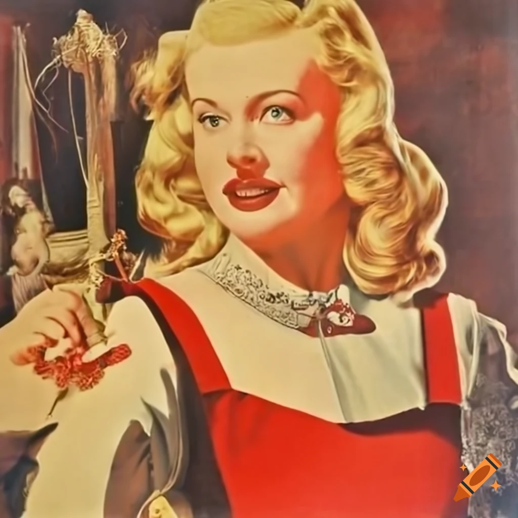 1950's promotional poster for the movie 'mistaken identities' on Craiyon