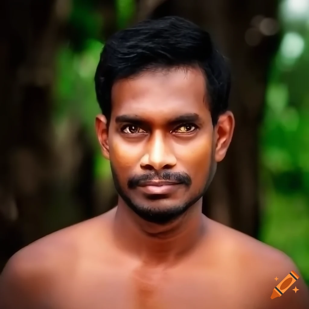 Sinhala male model in different poses and clothing with natural sri lankan look on Craiyon