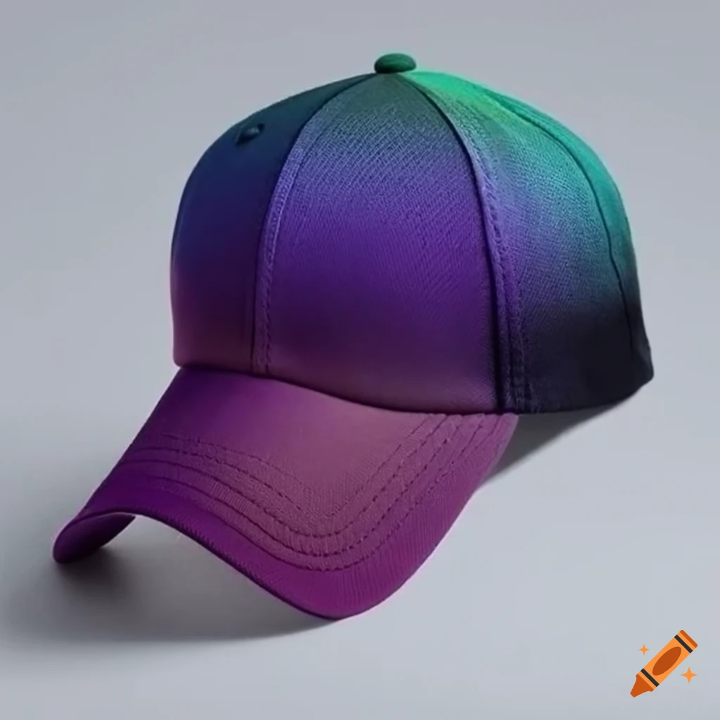 Dame gorras de viseras en colores degradados on Craiyon