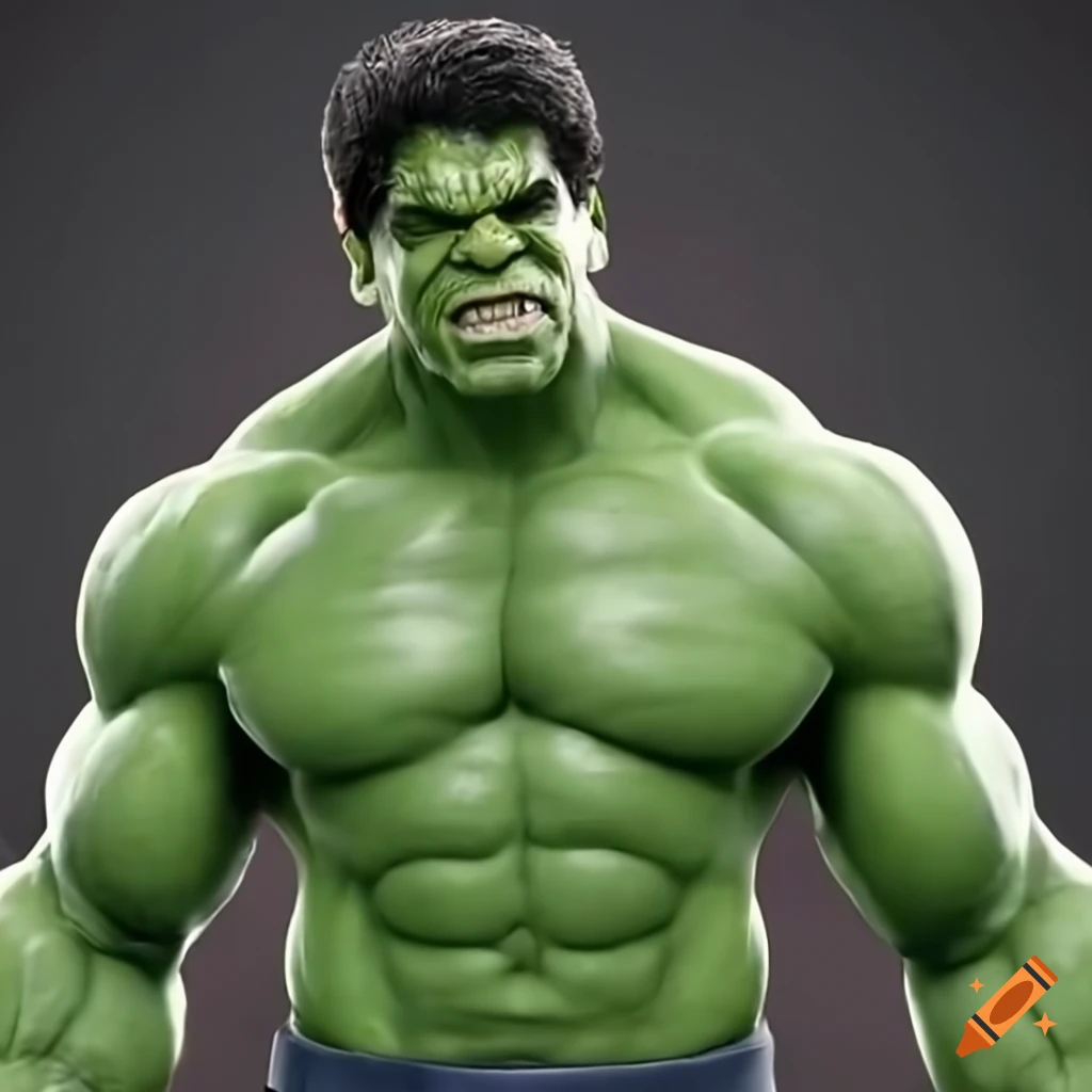 Lou Ferrigno as Hulk in Marvel Universe in photorealistic ...