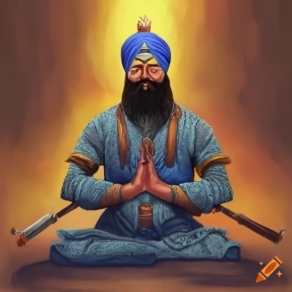 Sikh warrior meditating in Ralph Bakshi's Lord of the Rings art style ...