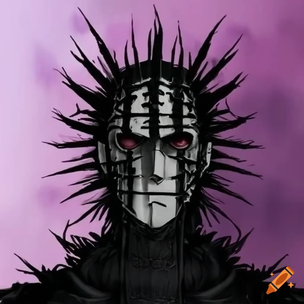 Kenpachi Zaraki fusion with Pinhead Hellraiser in black knight armor ...