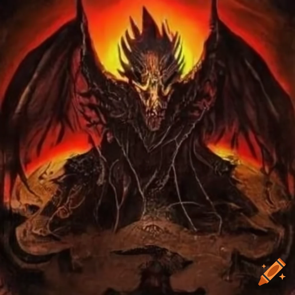 The Demiurge, malevolent creator and father of evil on Craiyon