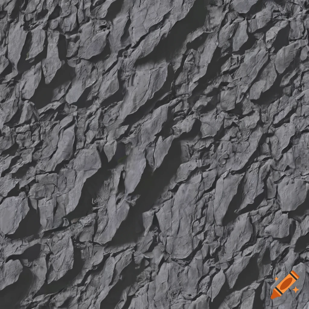 Photo realistic sharp grey rock texture seamless on Craiyon