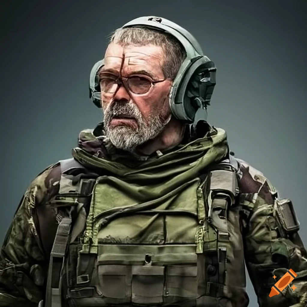 General Helge commanding the Navy Seals of Florgelpiep on Craiyon