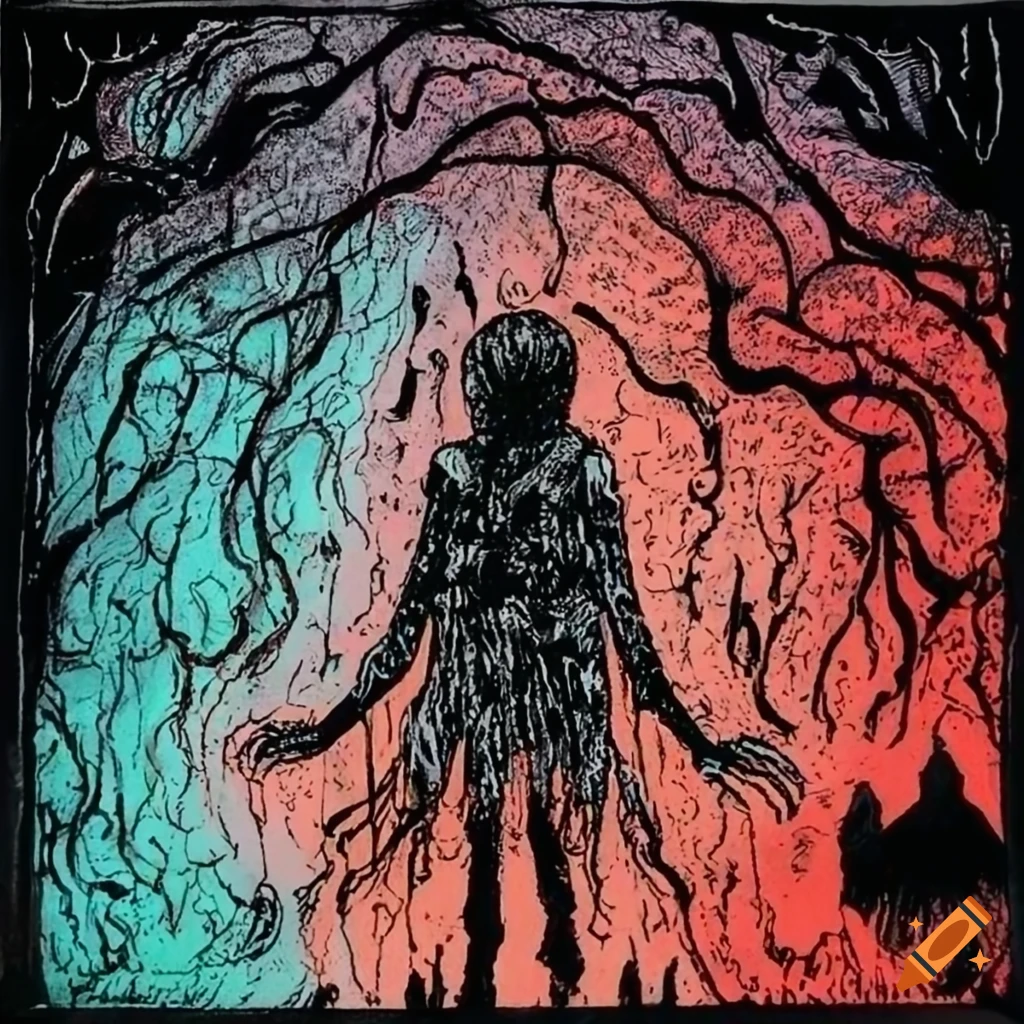 Album cover artwork for math rock band 'Galapagos' in Junji Ito manga ...