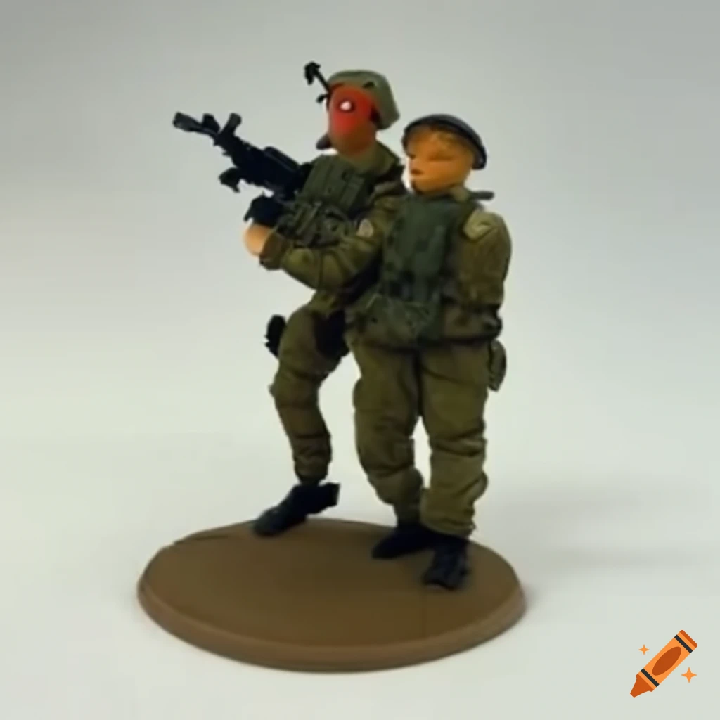 IDF 98th Paratroopers Division muppets on Craiyon
