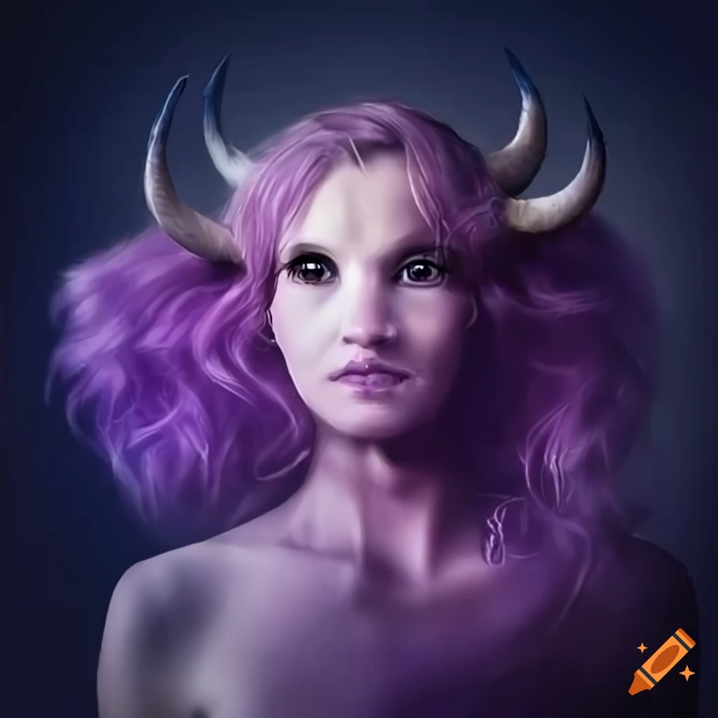 Amethyst female cow character in starrealms on Craiyon