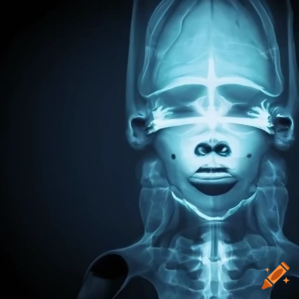 African-inspired x-ray mask with a zelda game motif in stunning detail ...