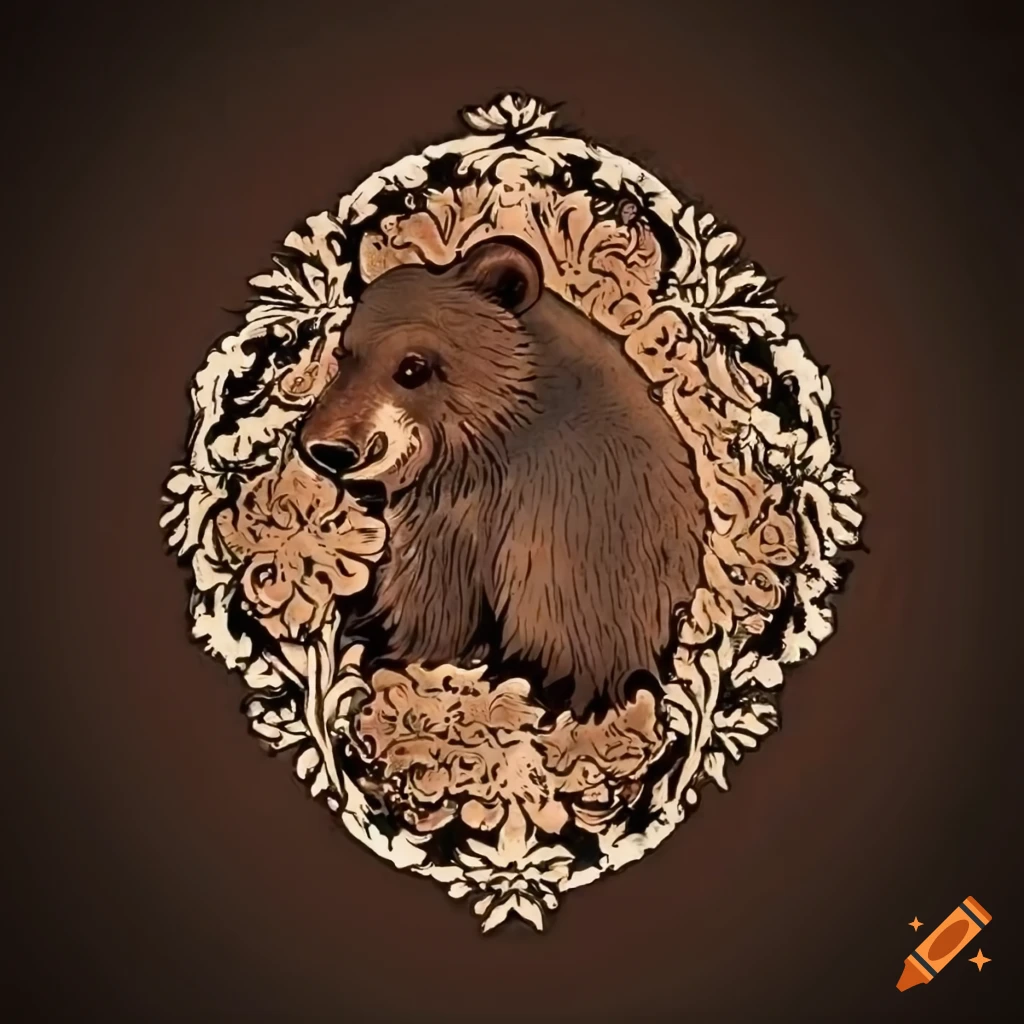 Vintage Sheridan floral leather tooling pattern design in shape of ...