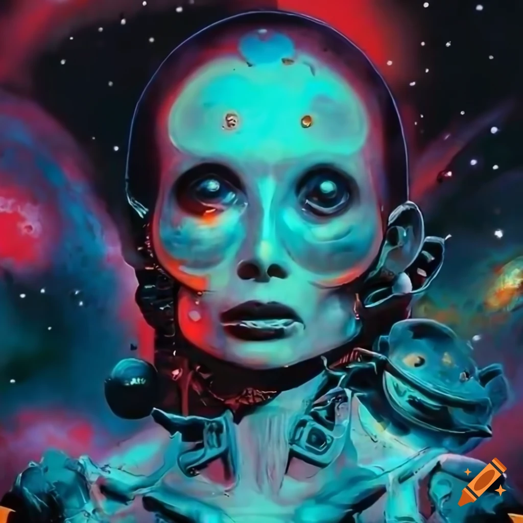 Sci-fi organic machine art by Akira Toryiama, thought-provoking blend ...