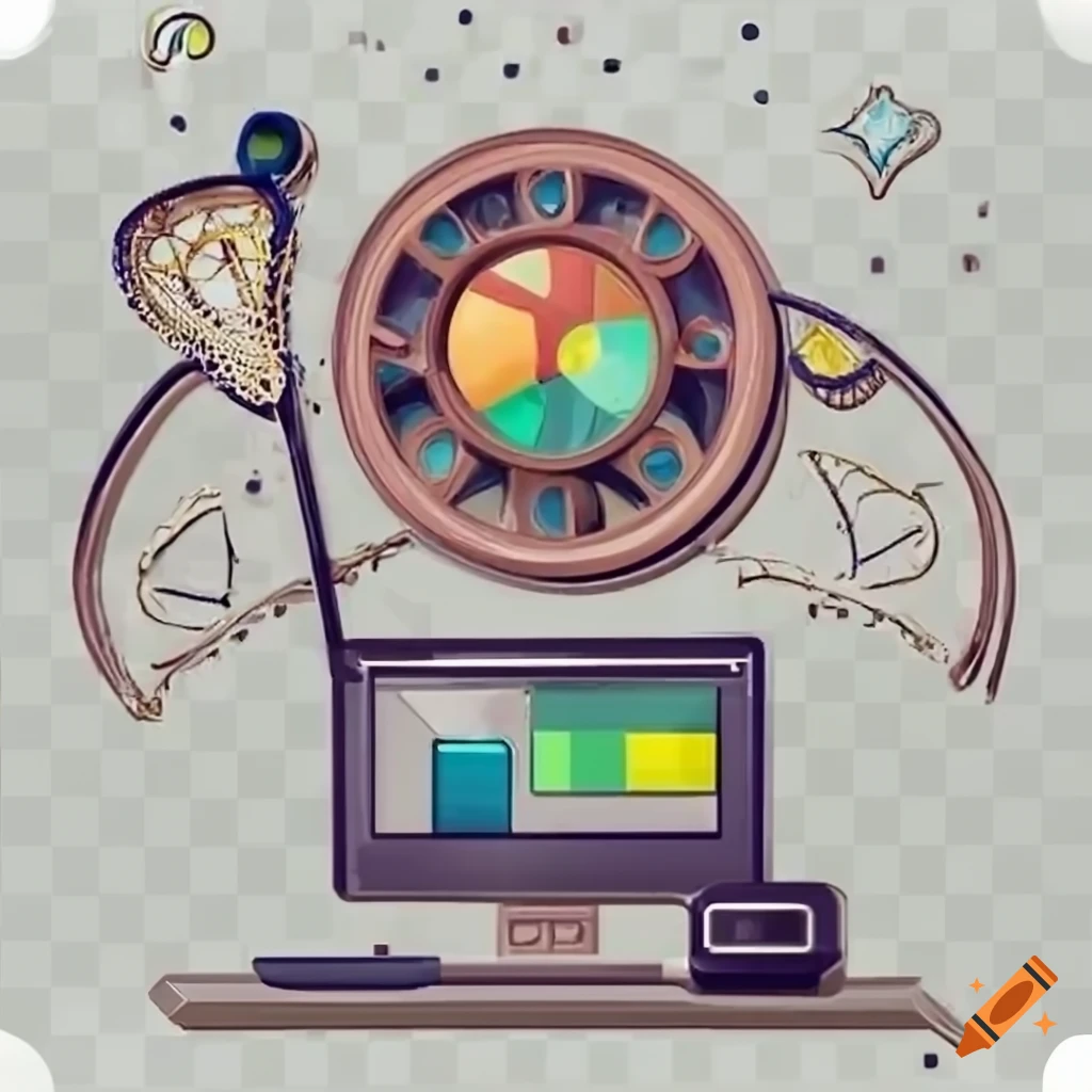 Lacrosse highlight reel icon with camera, computer, and editing symbols ...