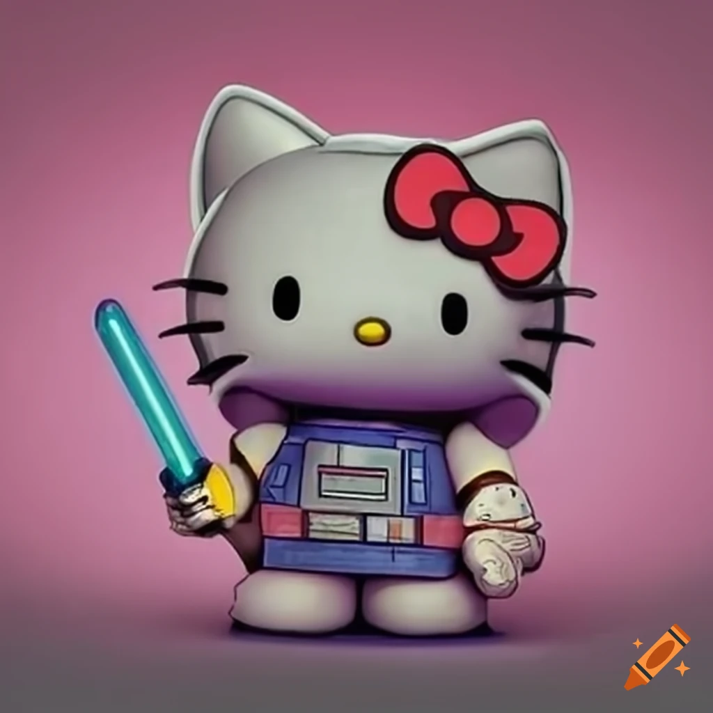 Hello kitty in a star wars theme on Craiyon