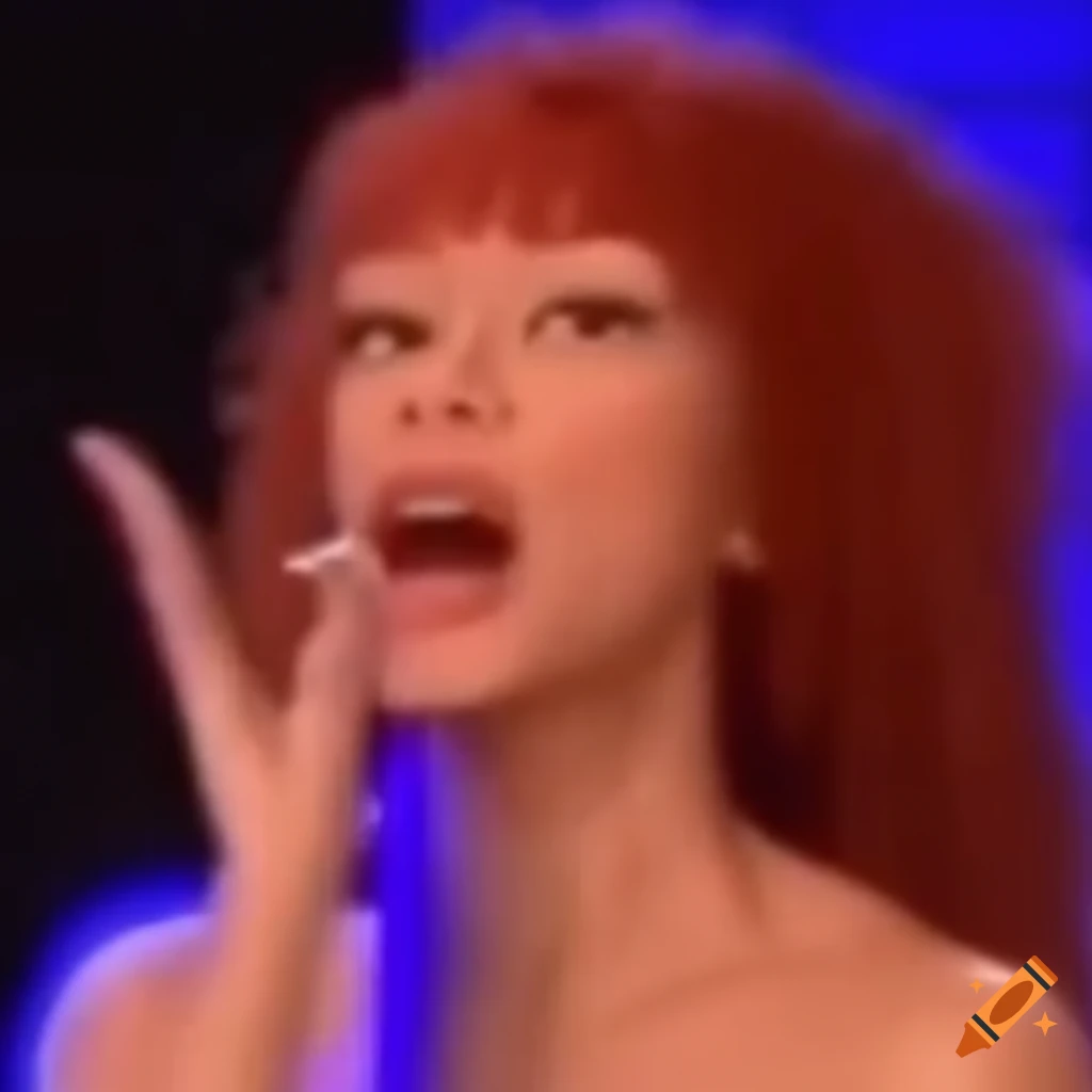 Low quality pop diva meme on Craiyon