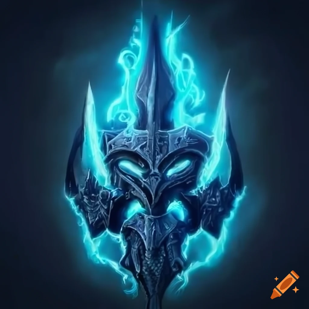 Powerful logo inspired by World of Warcraft: Wrath of the Lich King ...