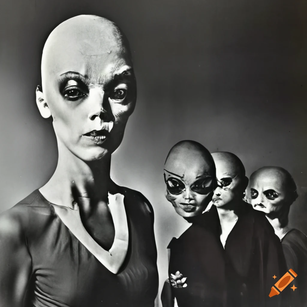 1963 BBC movie poster showing weird alien creatures in 1960s sci-fi ...