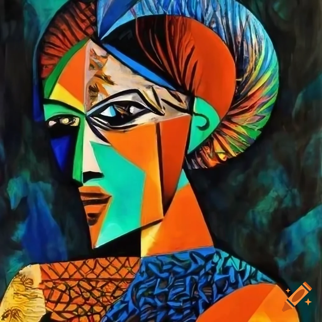 Cubism images created on Craiyon