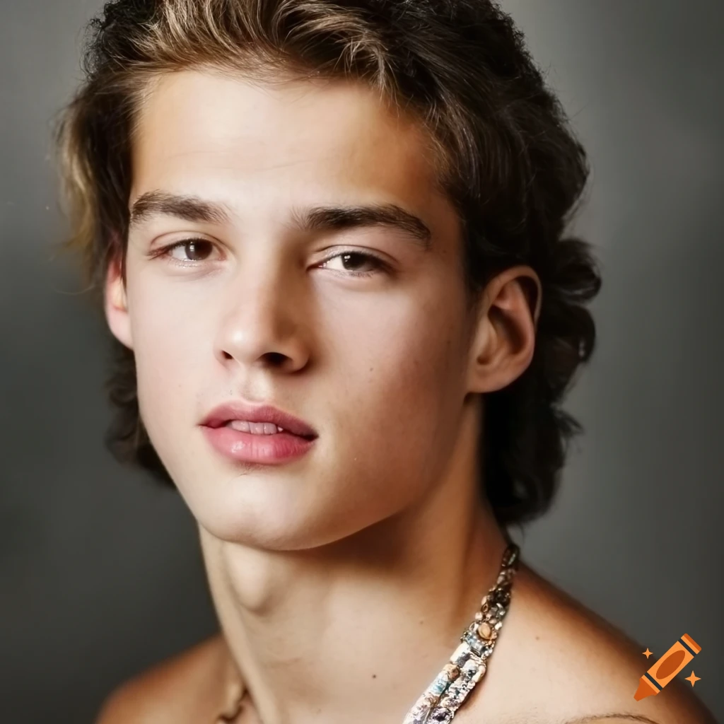 Portrait of a young fashion model by Pierre et Gilles on Craiyon