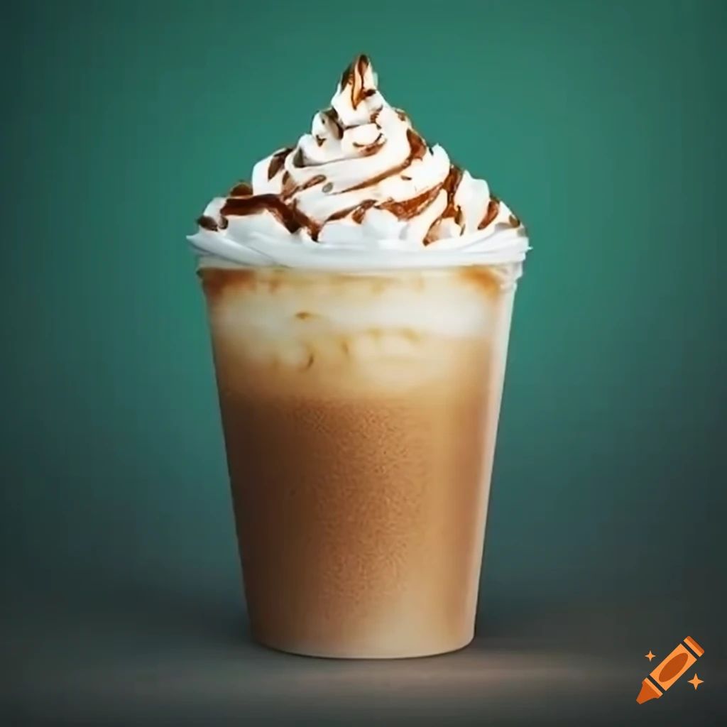 Starbucks latte advertisement banner on Craiyon