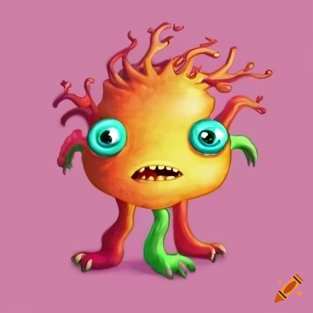 Minimalist artwork of my singing monsters on Craiyon