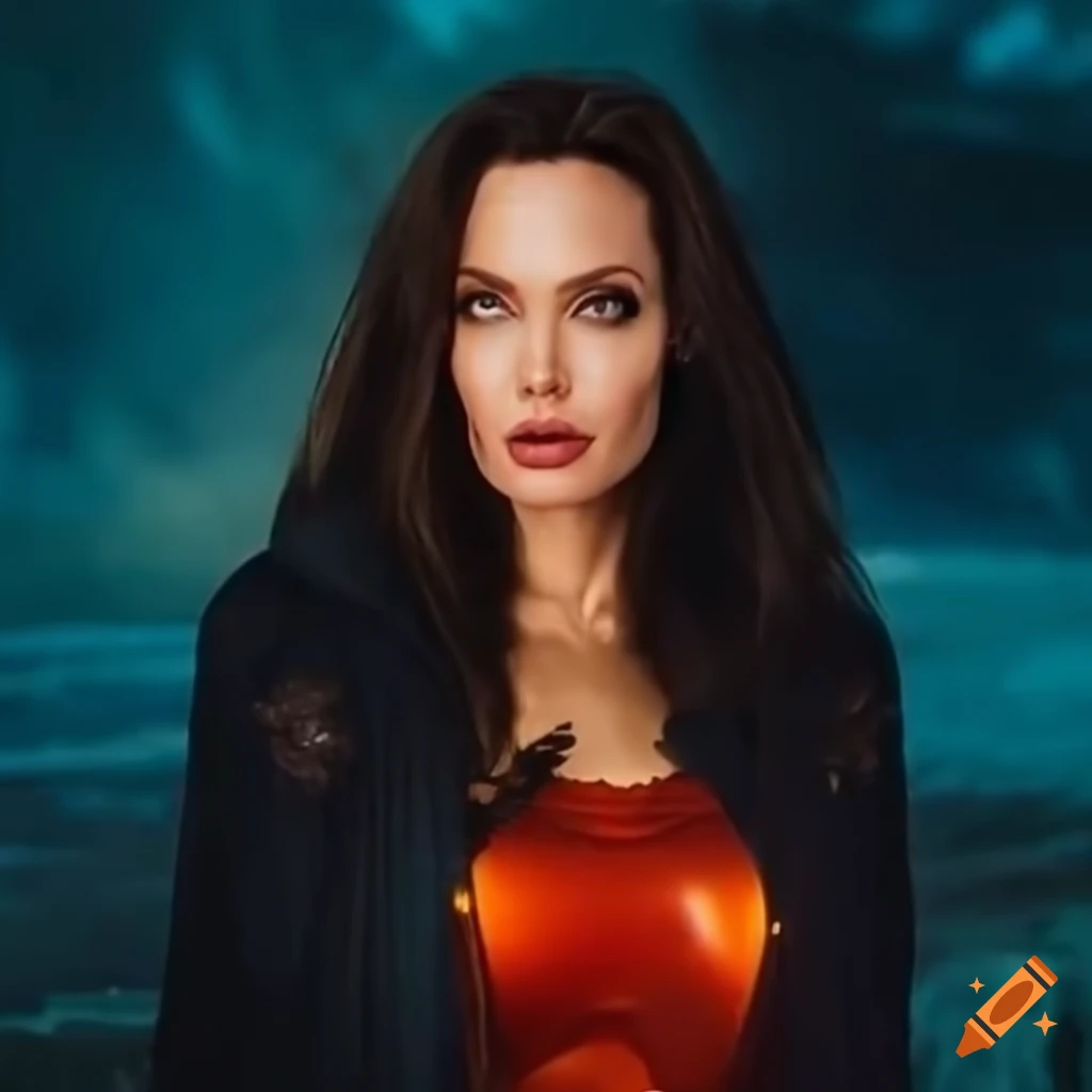 Angelina Jolie in Castlevania movie cosplay scene in 8K resolution on ...