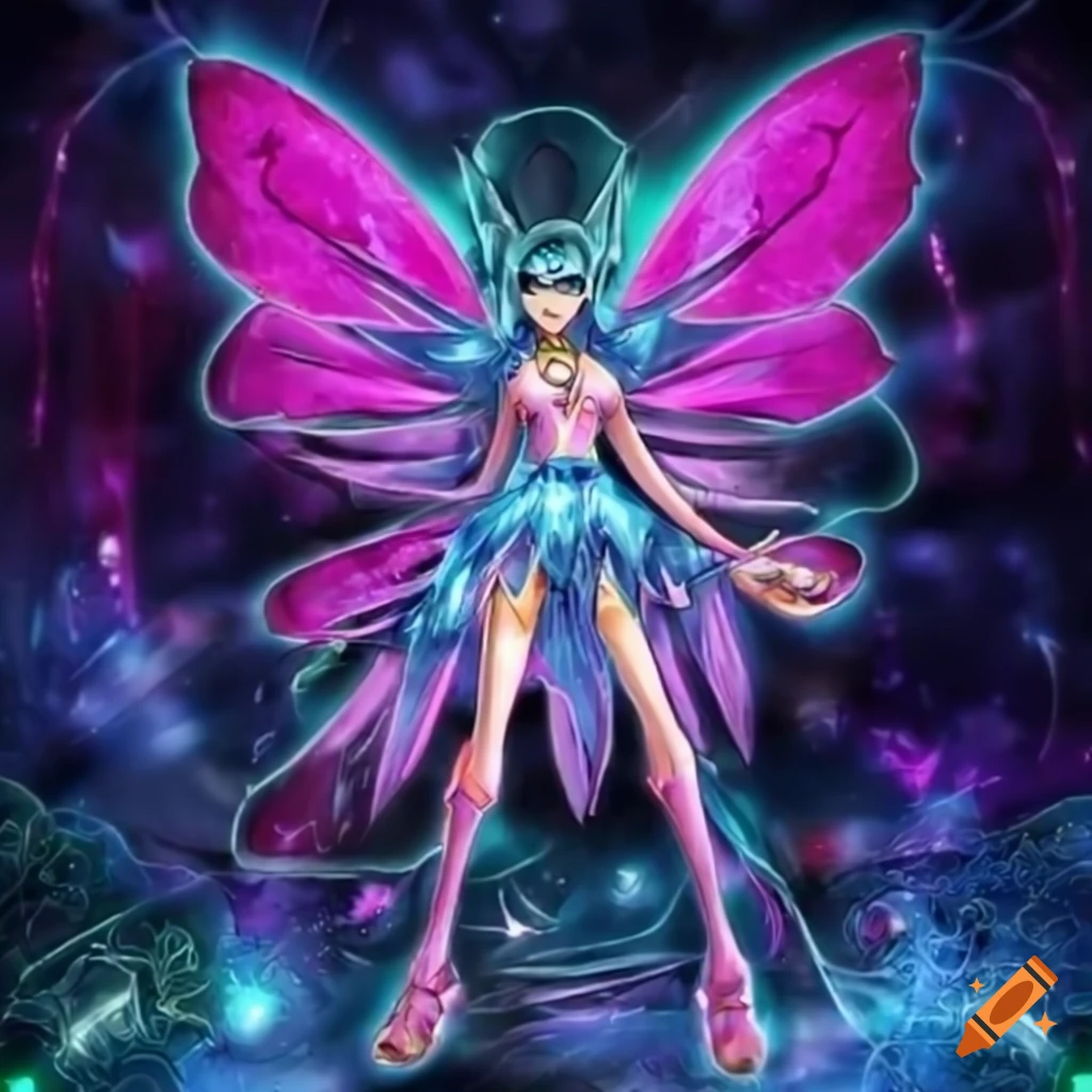 Neo-spacian crystal fairy from yu-gi-oh! card art, a crystalline fairy ...