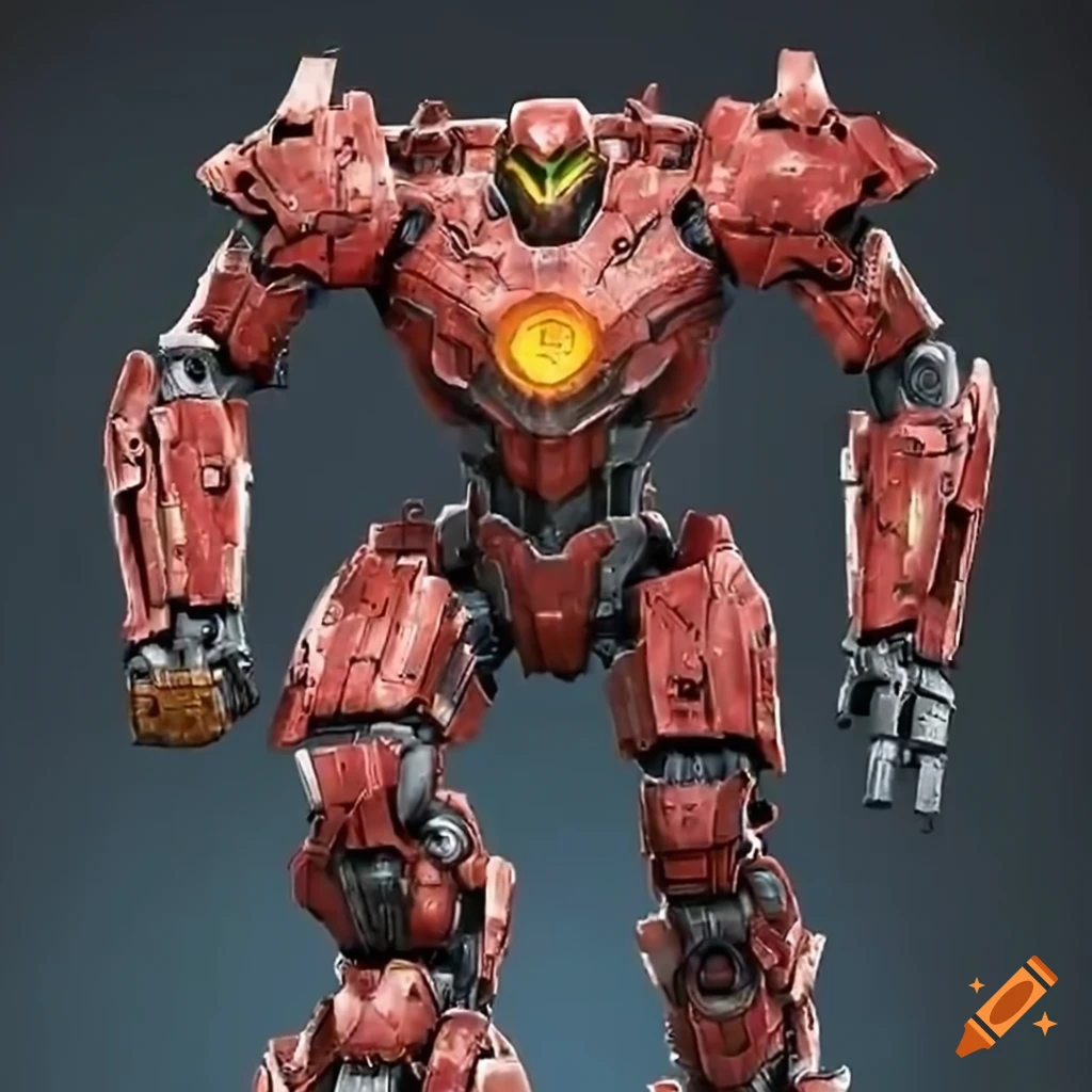 Crimson typhoon mech design from pacific rim movie with unique arm ...