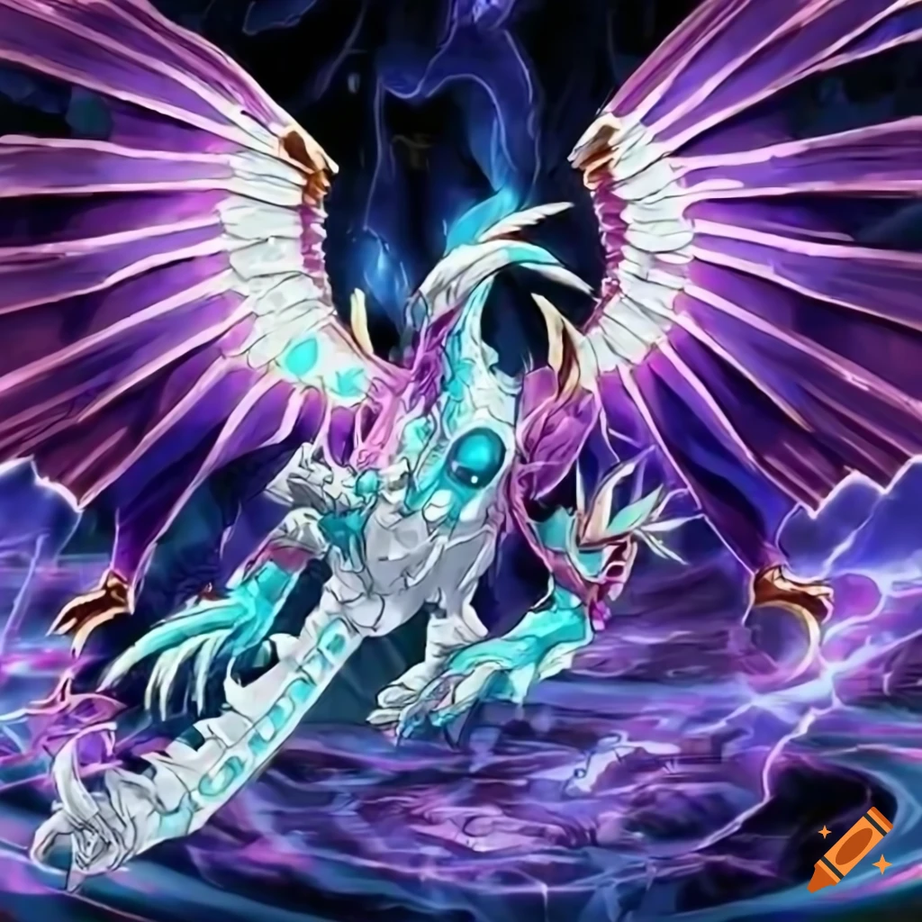 Neo-spacian storm ziz, yu-gi-oh! card art of a winged mythical beast ...