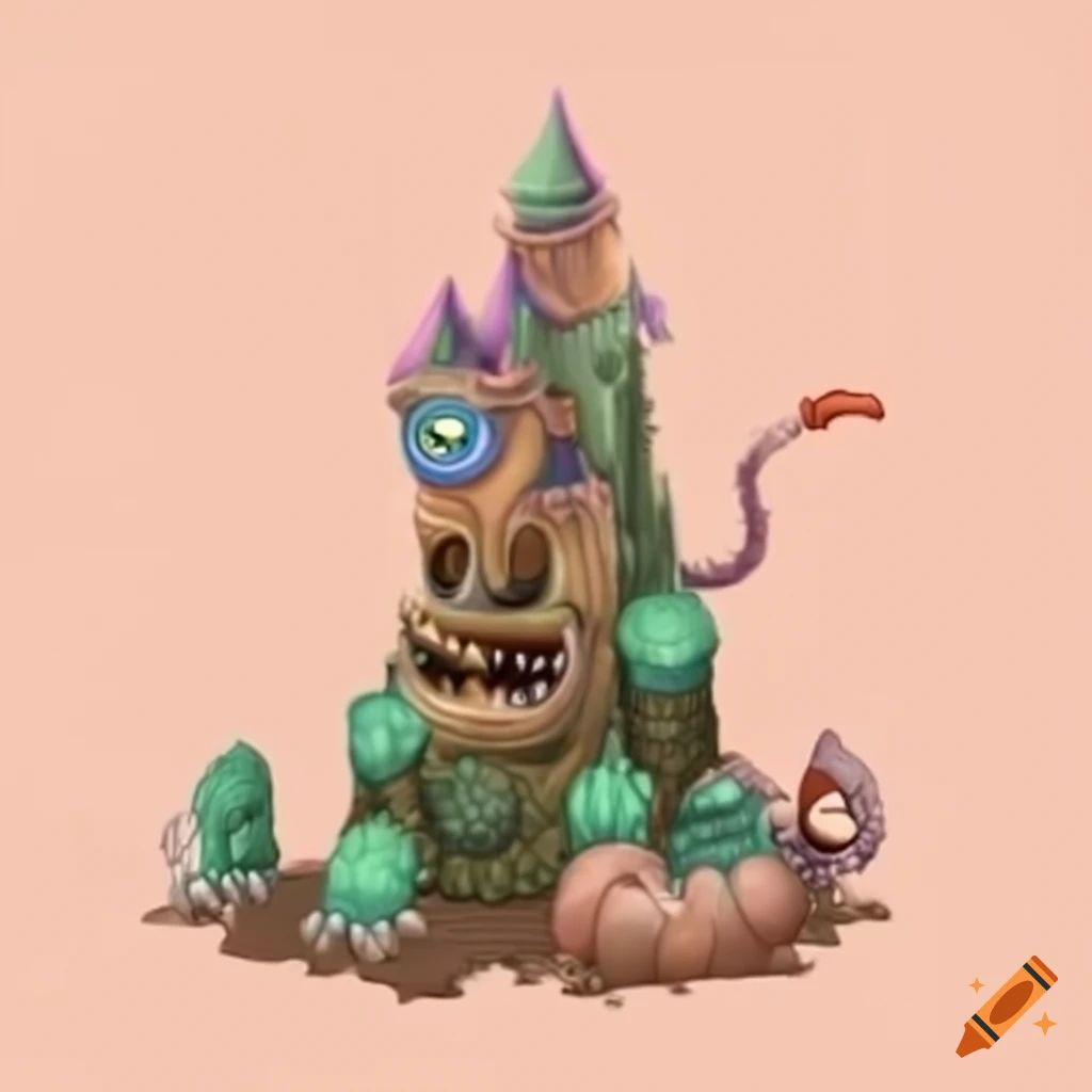 My singing monsters castle on Craiyon