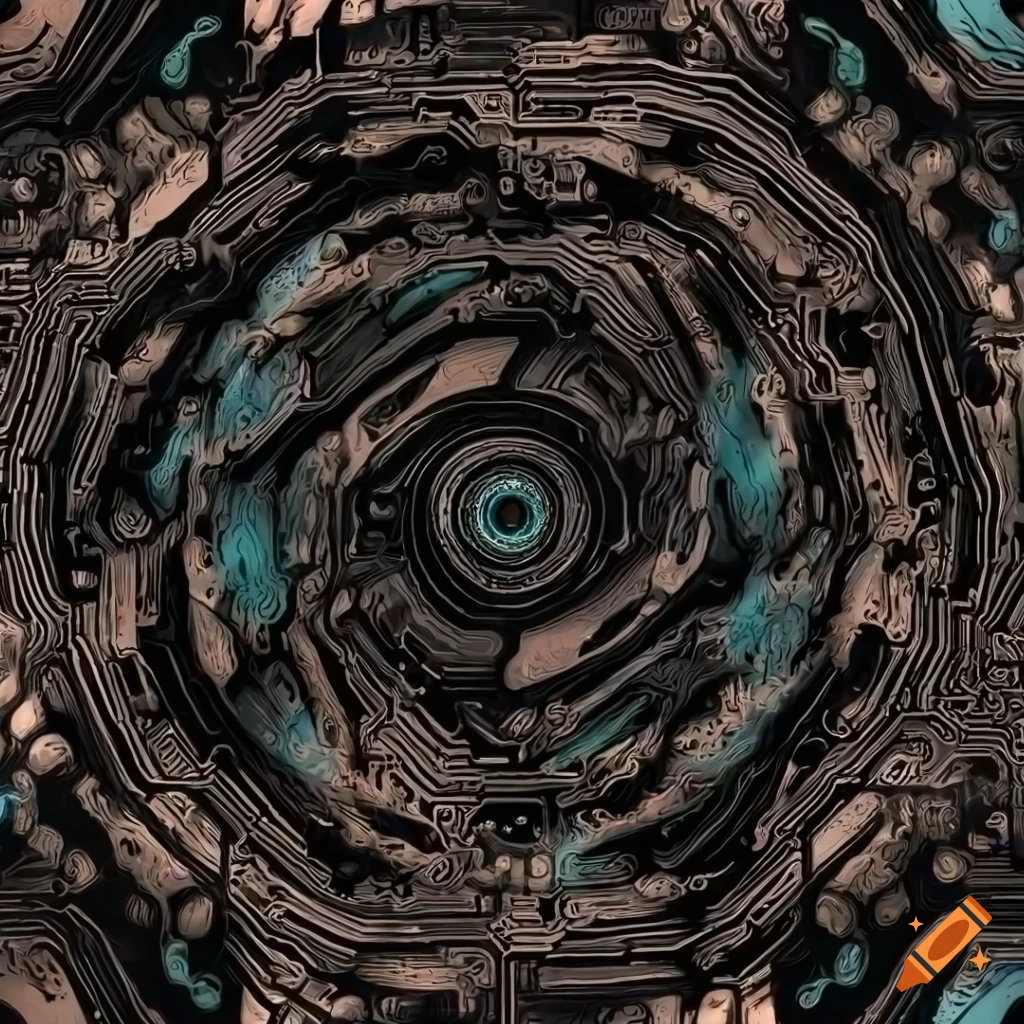 Biomechanical hardsurface texture with leopard pattern and circuit ...