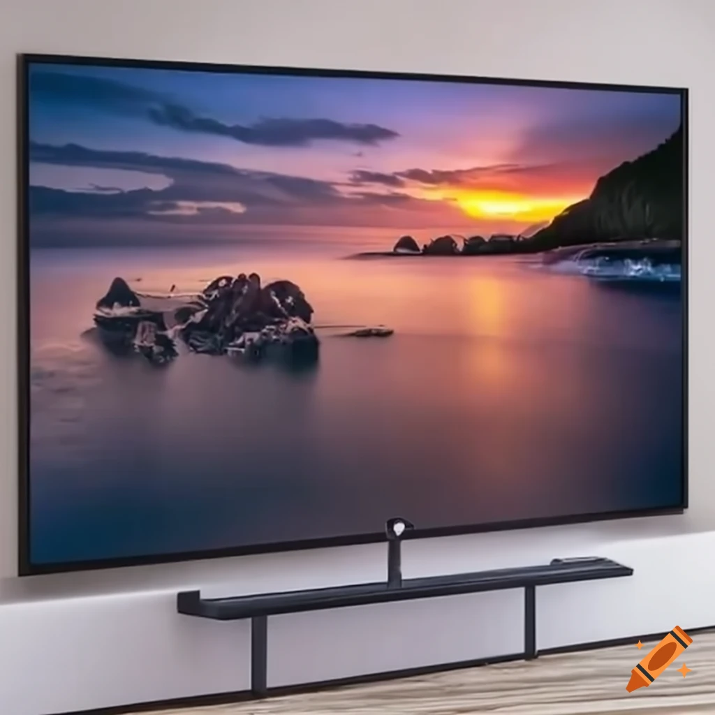 Smart tv wall on Craiyon