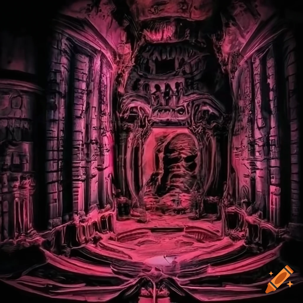 Character inspired by Count Dracula and Frankenstein in a gritty neon ...