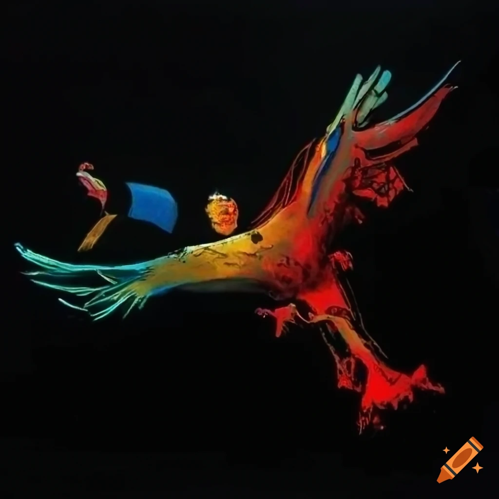 Bright and vibrant graffiti-style album cover in high definition on Craiyon