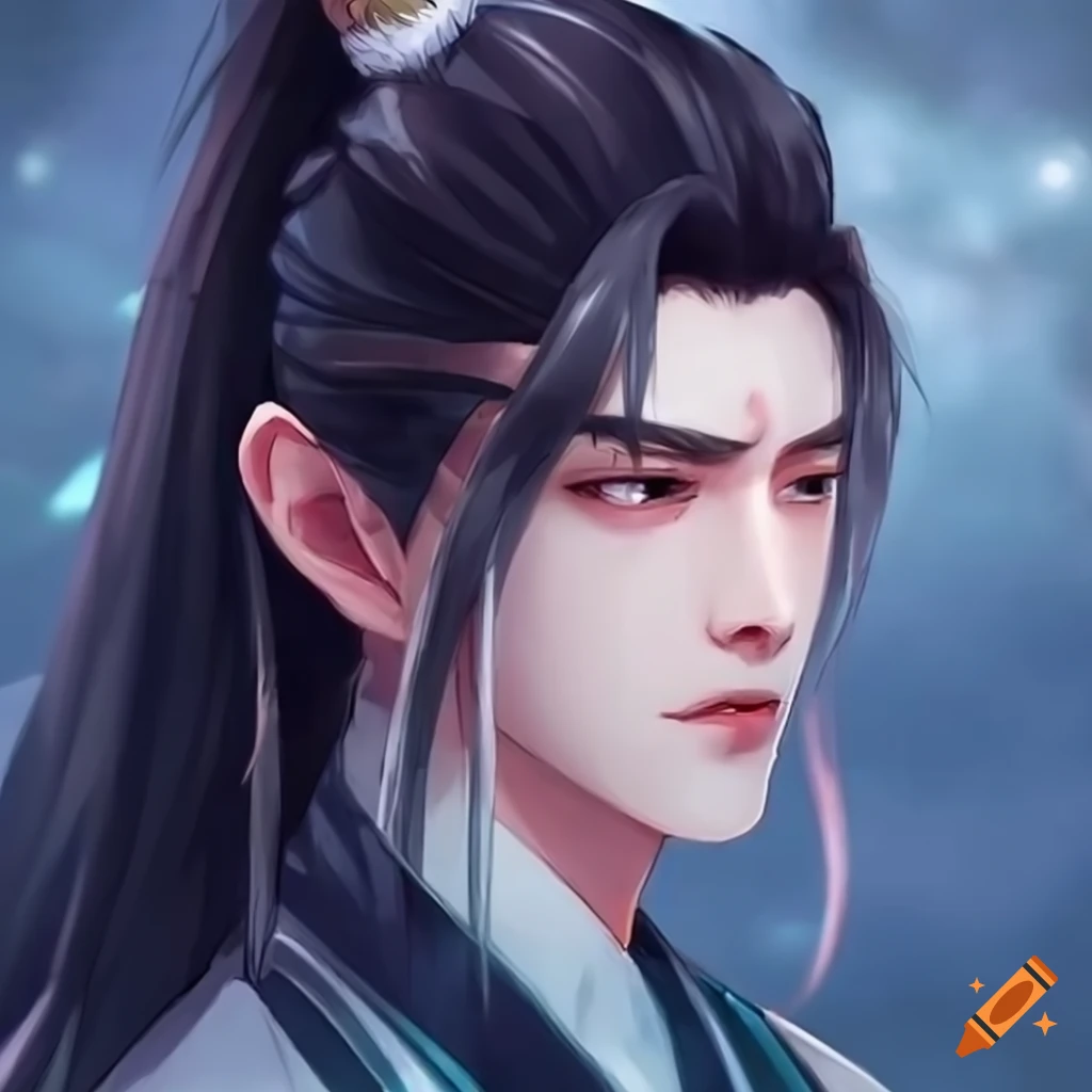Chinese xianxia protagonist standing in the boundless galaxy in ultra ...
