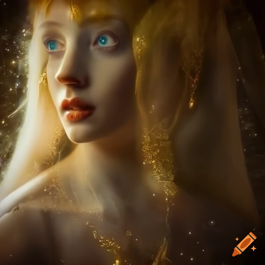 Alice in Wonderland in an ethereal sci-fi world inspired by Greek ...