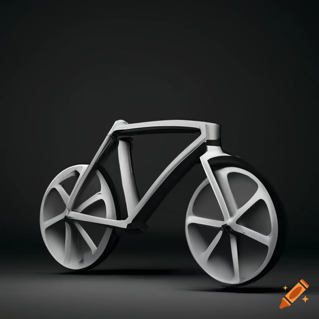 Streamlined concept bicycle design for road cycling on Craiyon