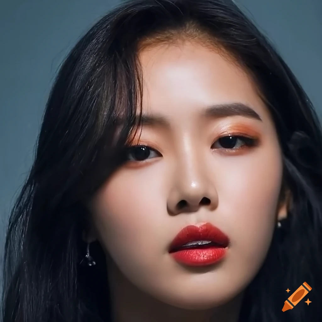 Raw hyper realistic aesthetic photography of a kpop singer with modern ...