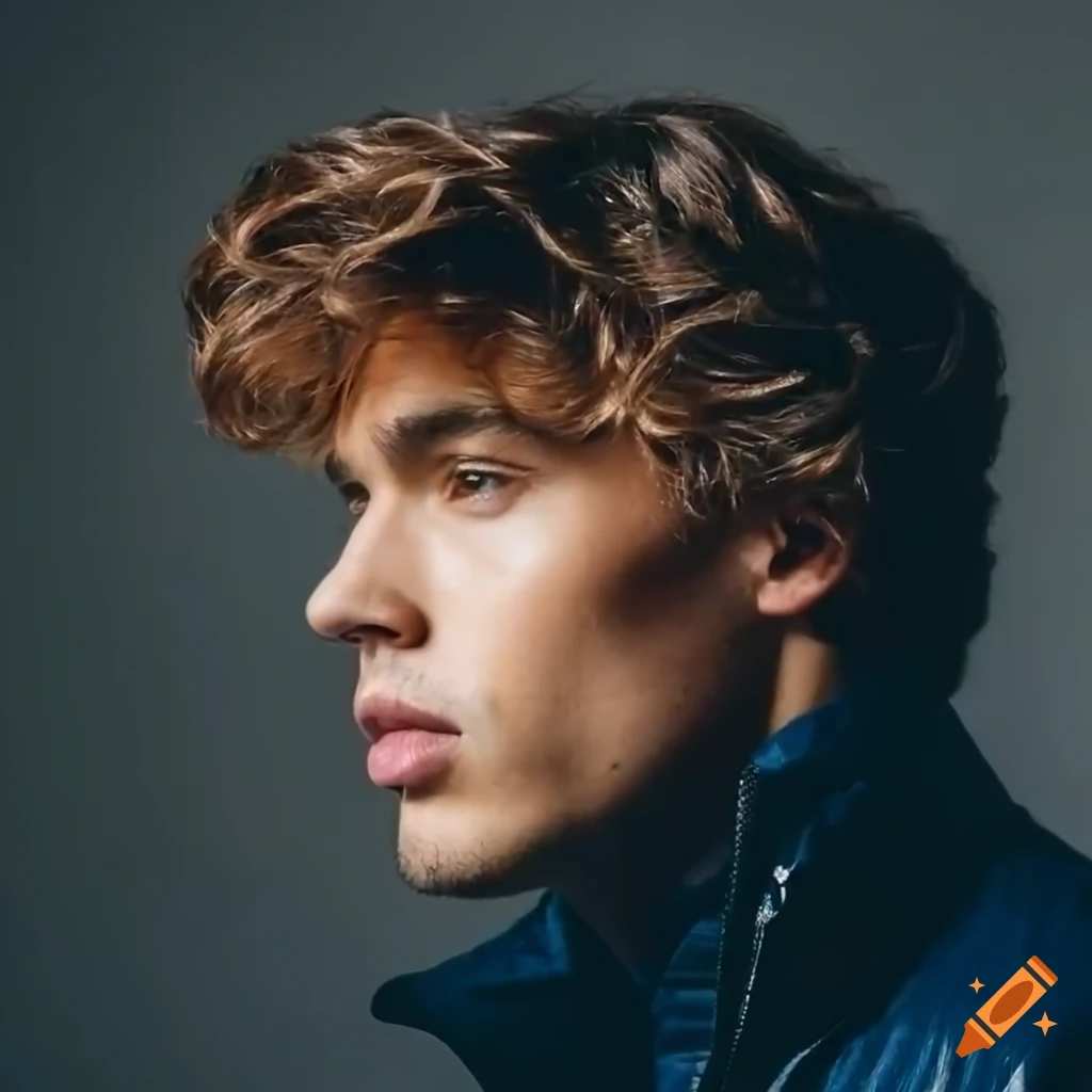 Professional hyper realistic photo of a male singer with modern fashion ...