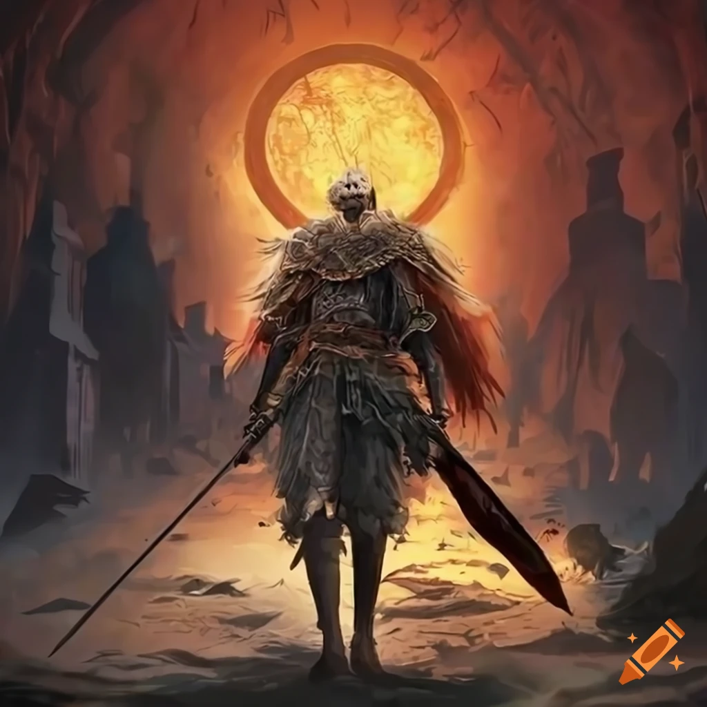 Art for steam profile with Elden Ring theme on Craiyon