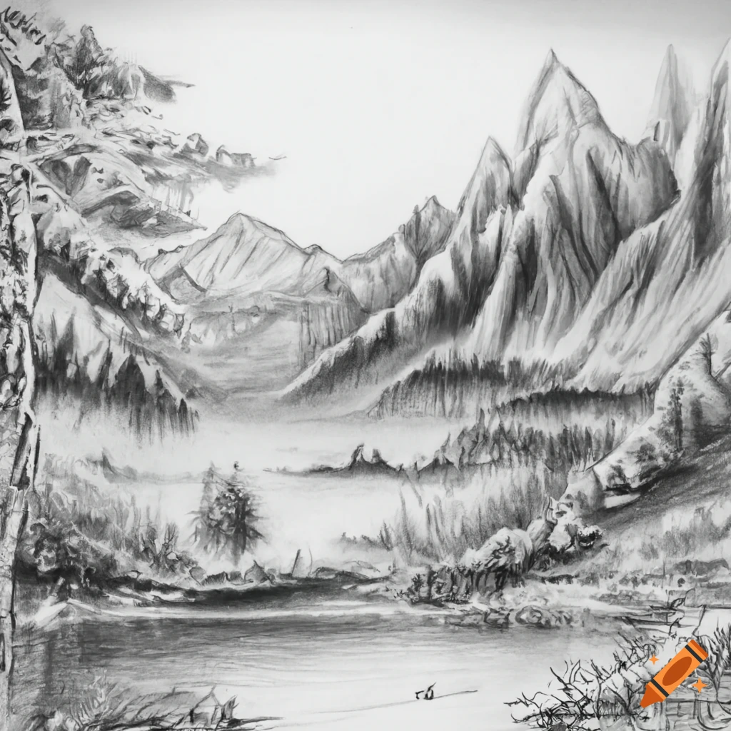 Pencil Drawing images created on Craiyon