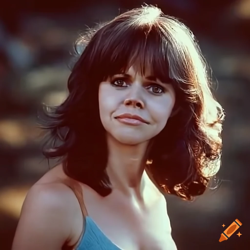 Sally Field in 'Smokey and the Bandit' movie, with a 1976 look on Craiyon